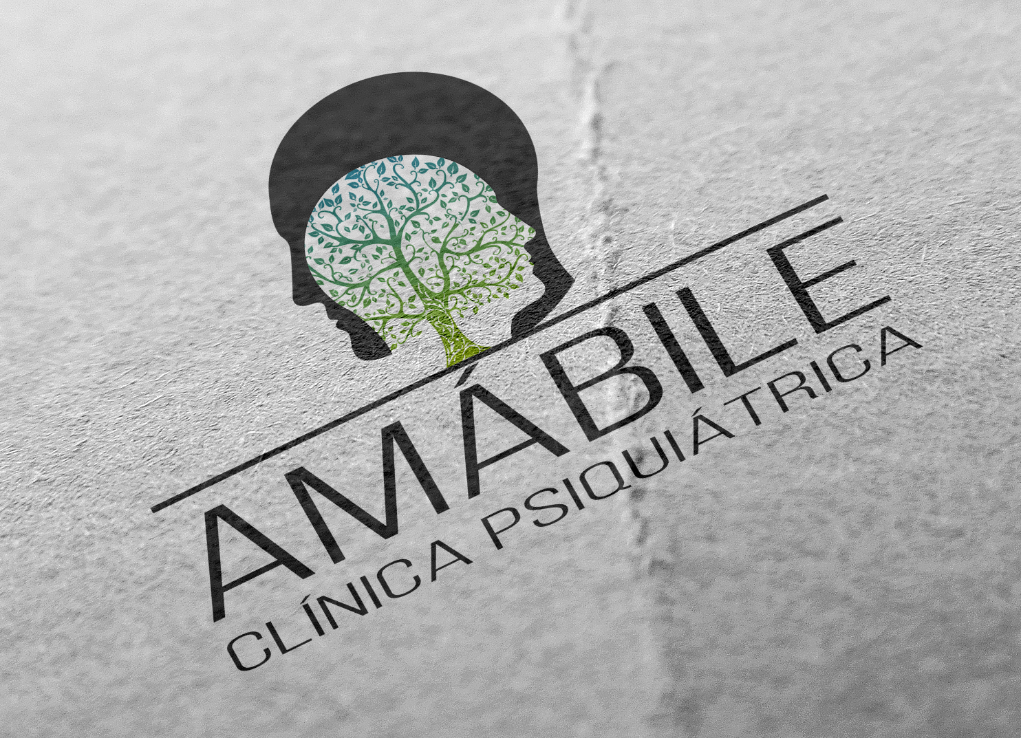 Logotipo logomarca Para Psiquiatras ou Clínicas de Psiquiatria