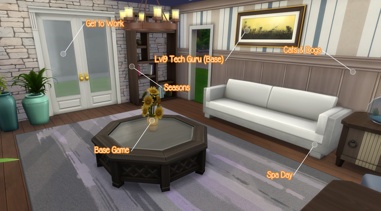 Sims Interior Design Inspirations