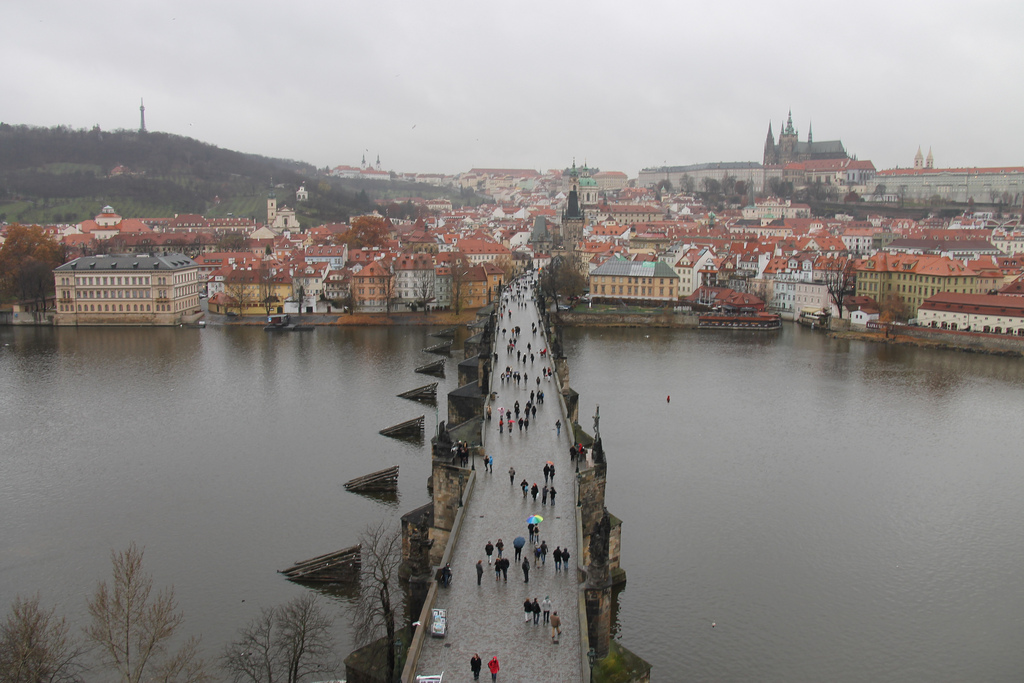 Voando no Balão: Praga: Ponte Carlos e Malá Strana