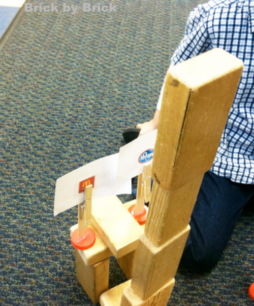 Brick by Brick: DIY Sign Posts in the Blocks Center