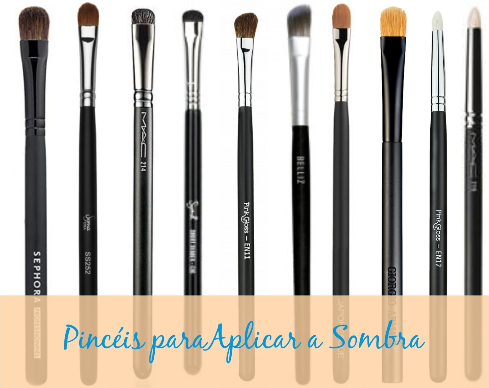 Drê Mattos: Guia de Pincéis: Olhos