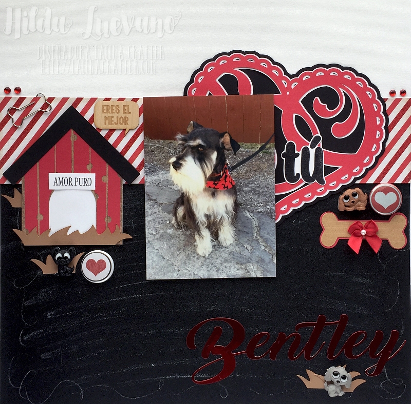 Latina Crafter - Sellos en Español: Layout Amor Perruno