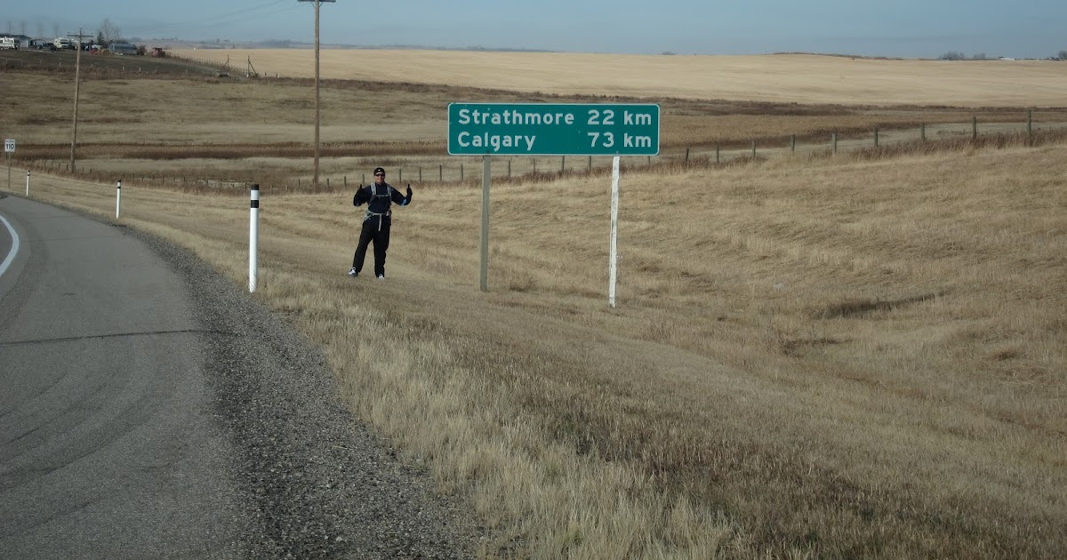 David's Blog: Ran to Strathmore Alberta