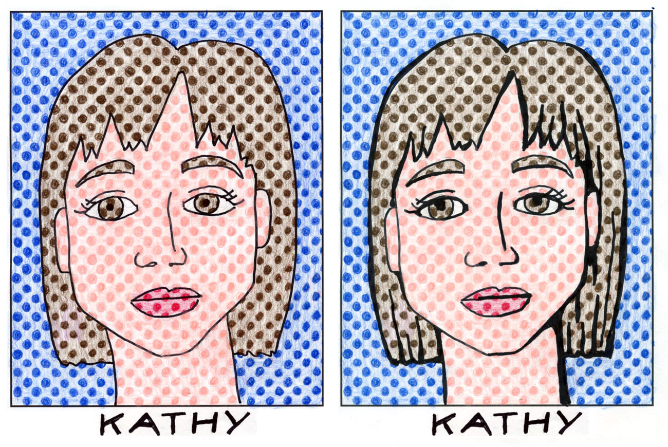 Lichtenstein Style Portraits - Art Projects for Kids