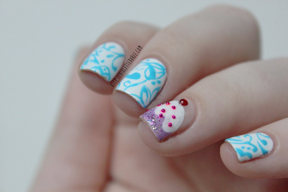 Violette Dorée, blog nail art beauté: Sunday Nail Battle : Tea time
