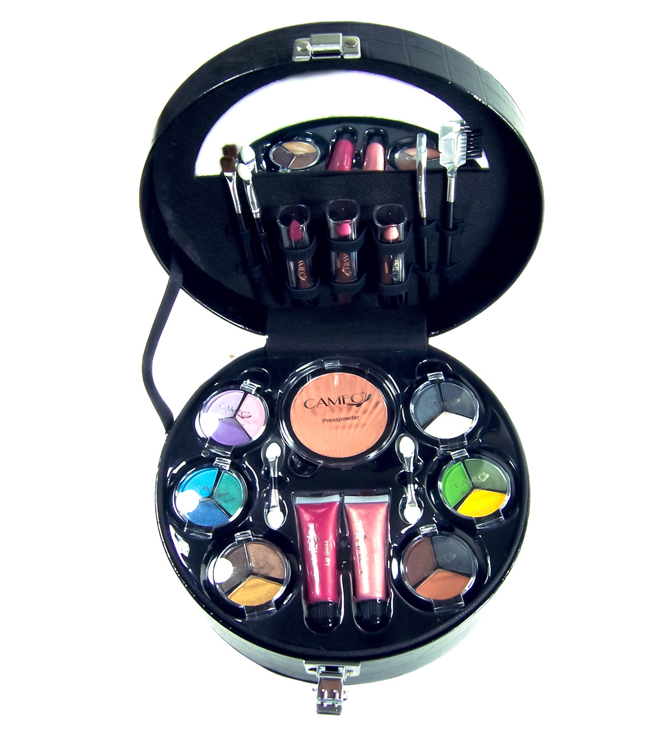 Ladycosmetic: Multi-color Makeup Set and Clamshell Makeup Case CC-M223