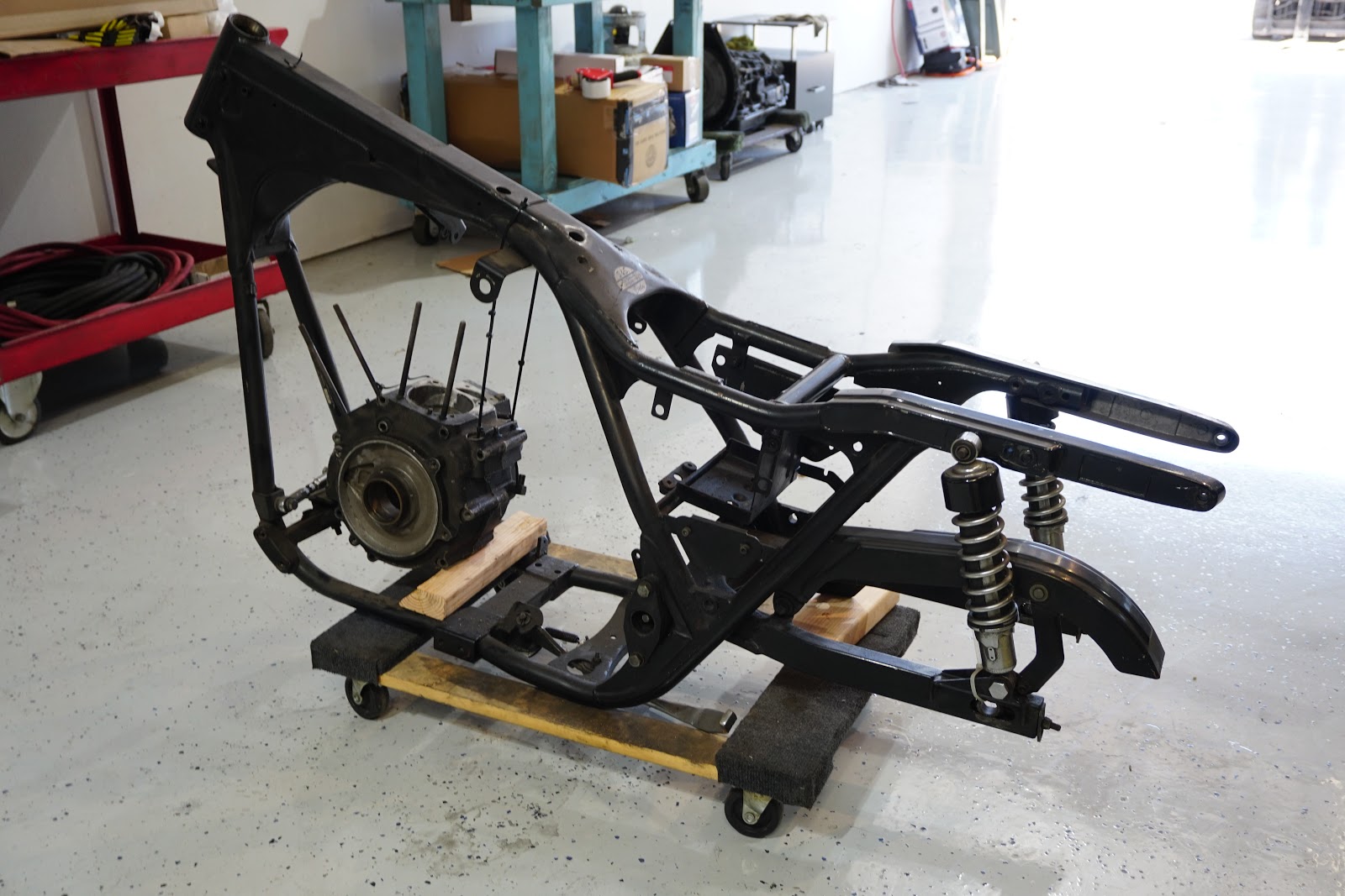 South Bay Street Machines: 1985 FXR Frame w/ Title