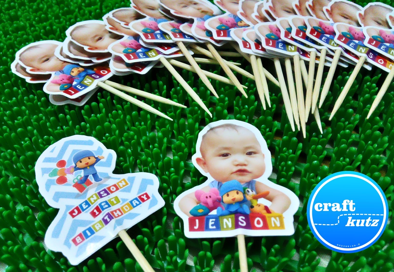 Pocoyo Theme for Jenson 1st Birthday ~ Craft Kutz