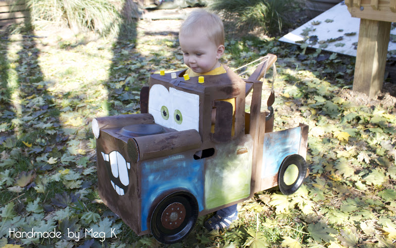 Handmade by Meg K: Ben's 'Tow Mater' Costume
