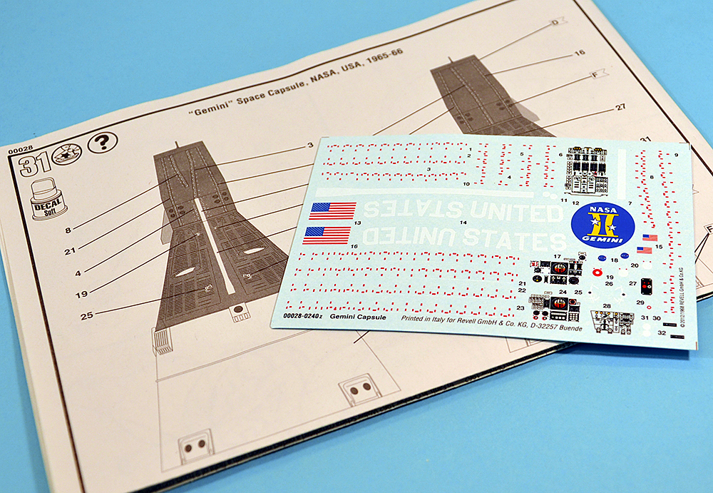 GEMINI 1:24 SCALE SPACECRAFT RETURNS WITH REVELL ~ Megamag 2