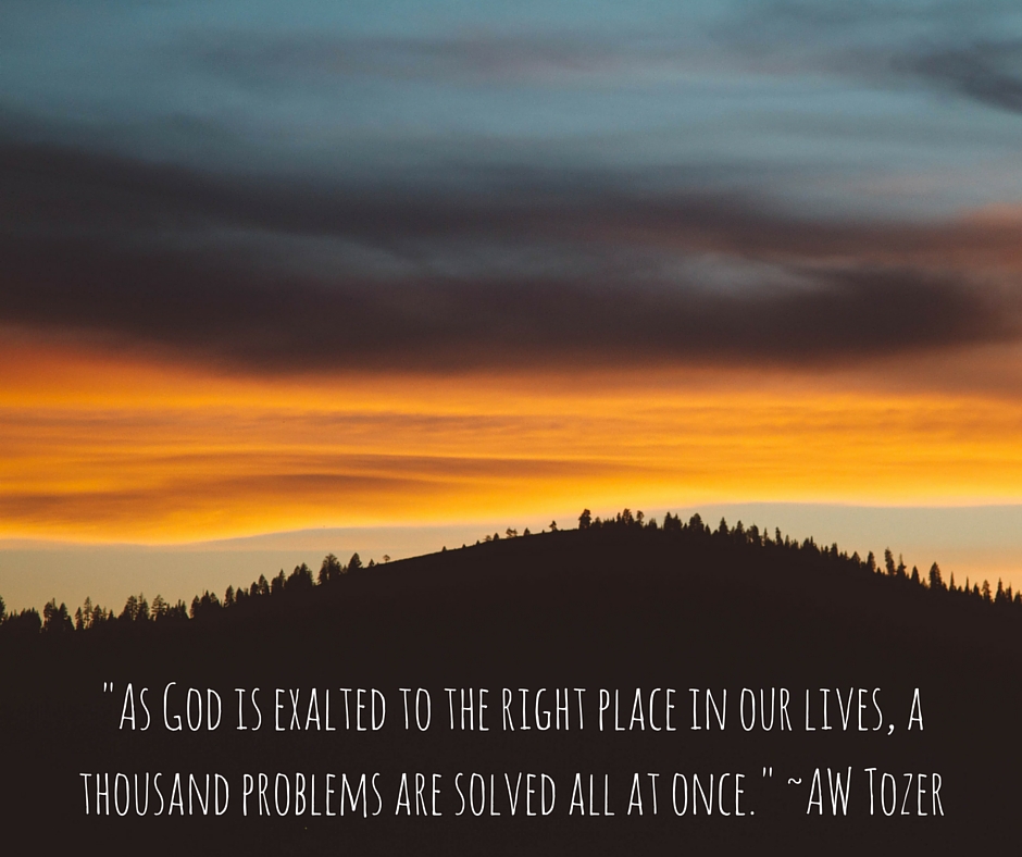 Gracious Daughter of the King: As God is Exalted