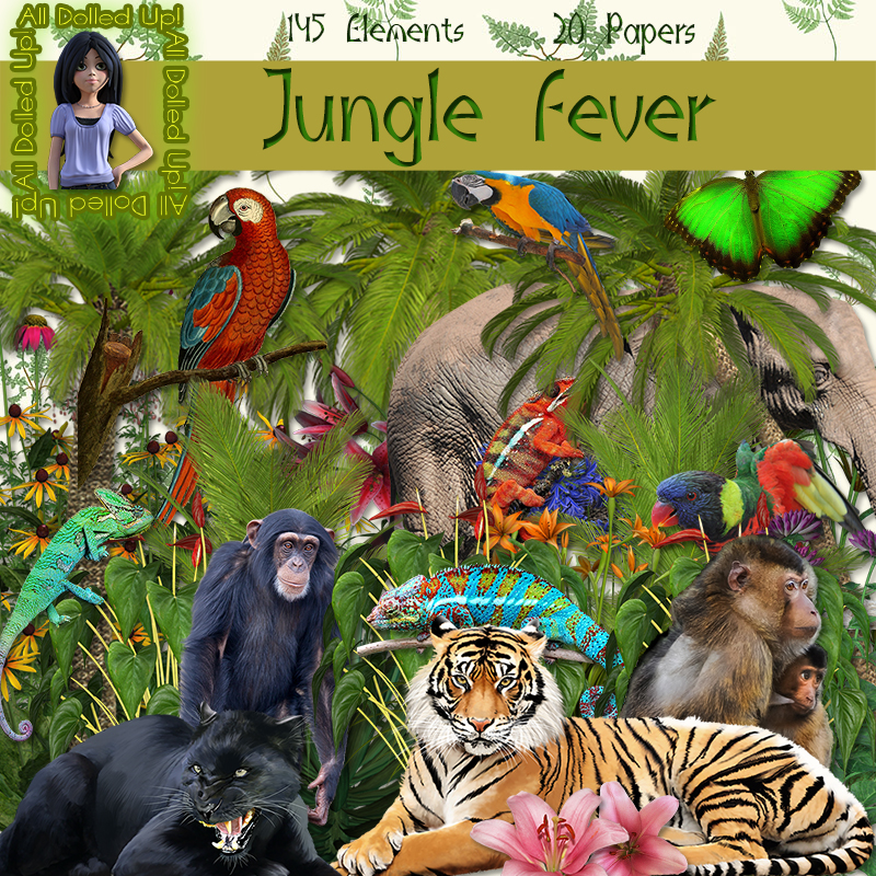 Paper Dolls Scrap Store: Jungle Fever