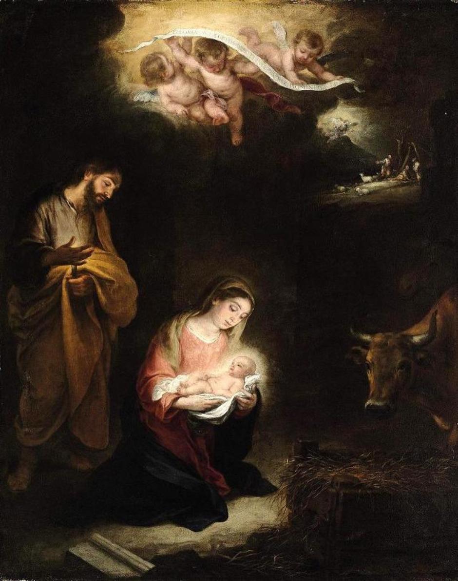 EL NACIMIENTO DE JESÚS EN LA PINTURA