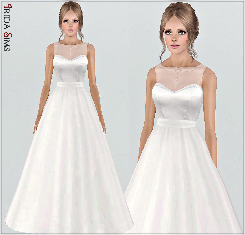 Sims 3 M addict: Sims 3 - Jolie Robe de Mariée GRATUITE - Pretty ...