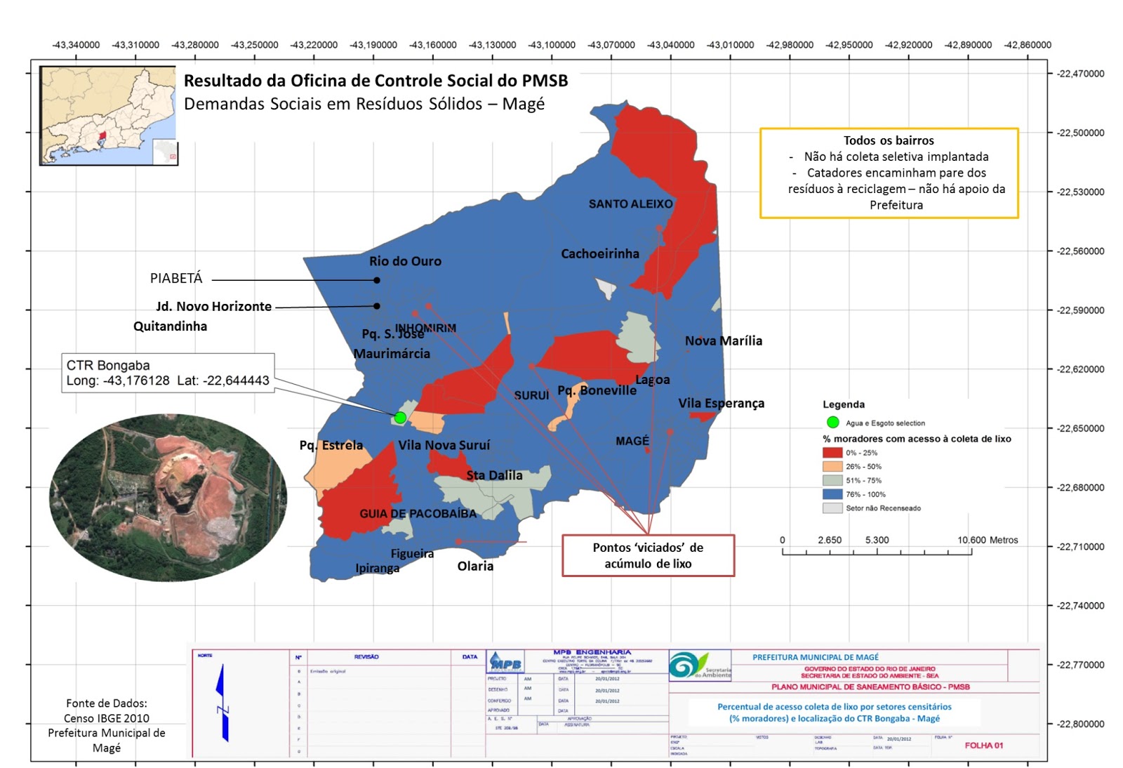 Planos Municipais de Saneamento de Rio Bonito, Magé, Guapimirim ...