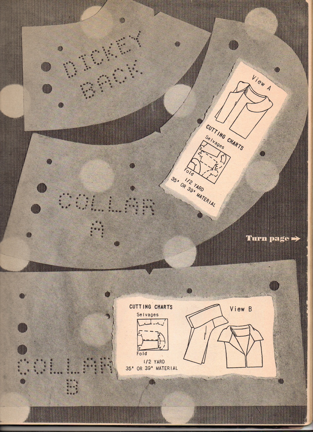 Quality Time: Free Vtg Pattern: Dickey & Peter Pan Collar