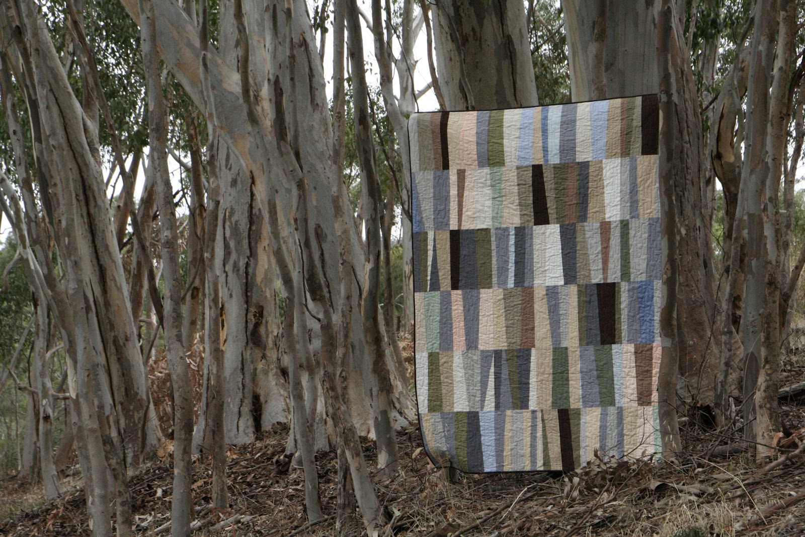 Faffling: Gum Tree Quilt finished!