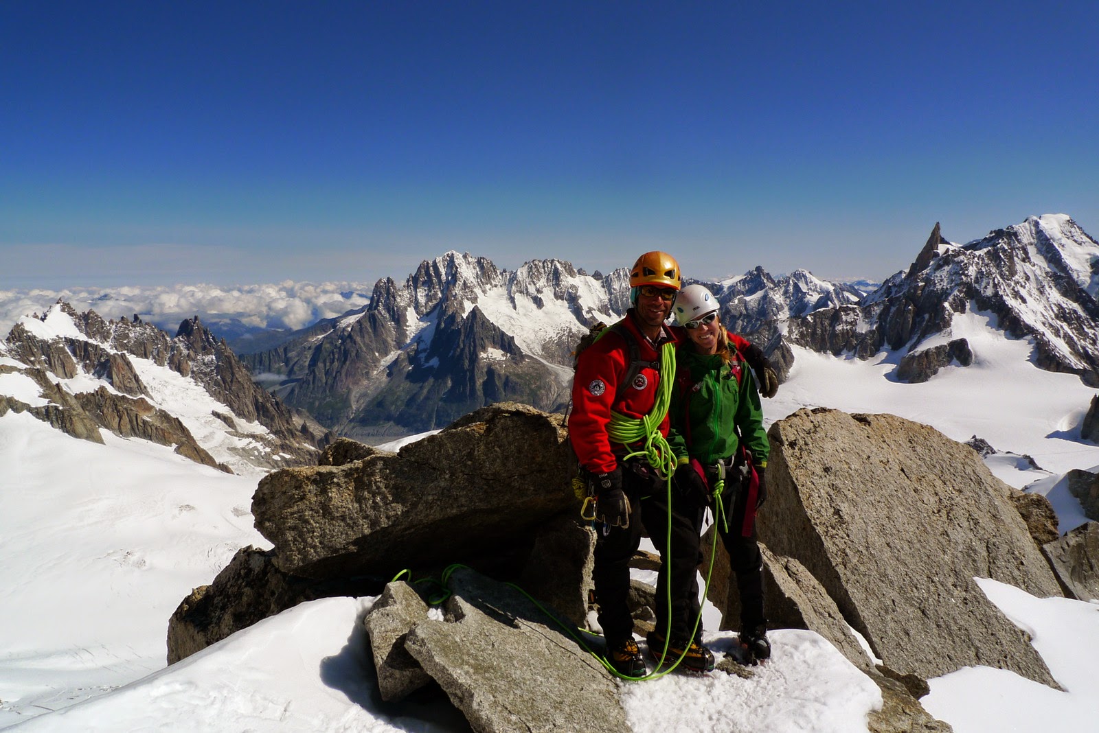 Climbing the Tour Ronde and the Entreves Traverse - Global Alpine