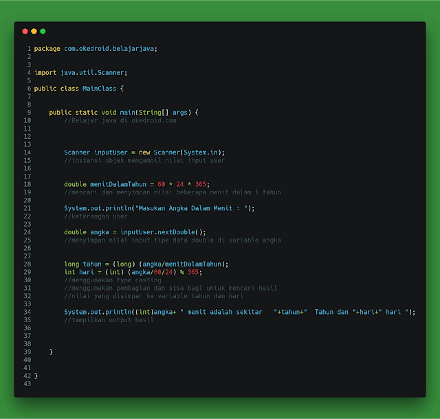 Contoh Aktivitas Waktu Konversi Menit Ke Tahun Dan Beberapa Hari Di ...