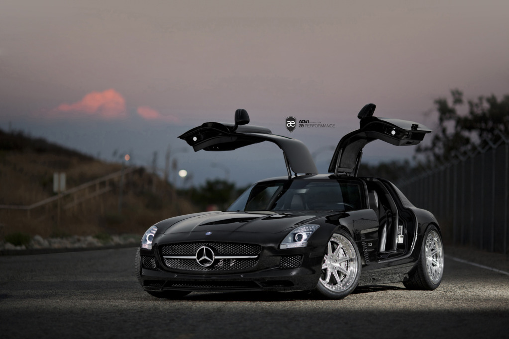 Car Show Bernie: ADV.1 Wheels shows off a Mercedes SLS