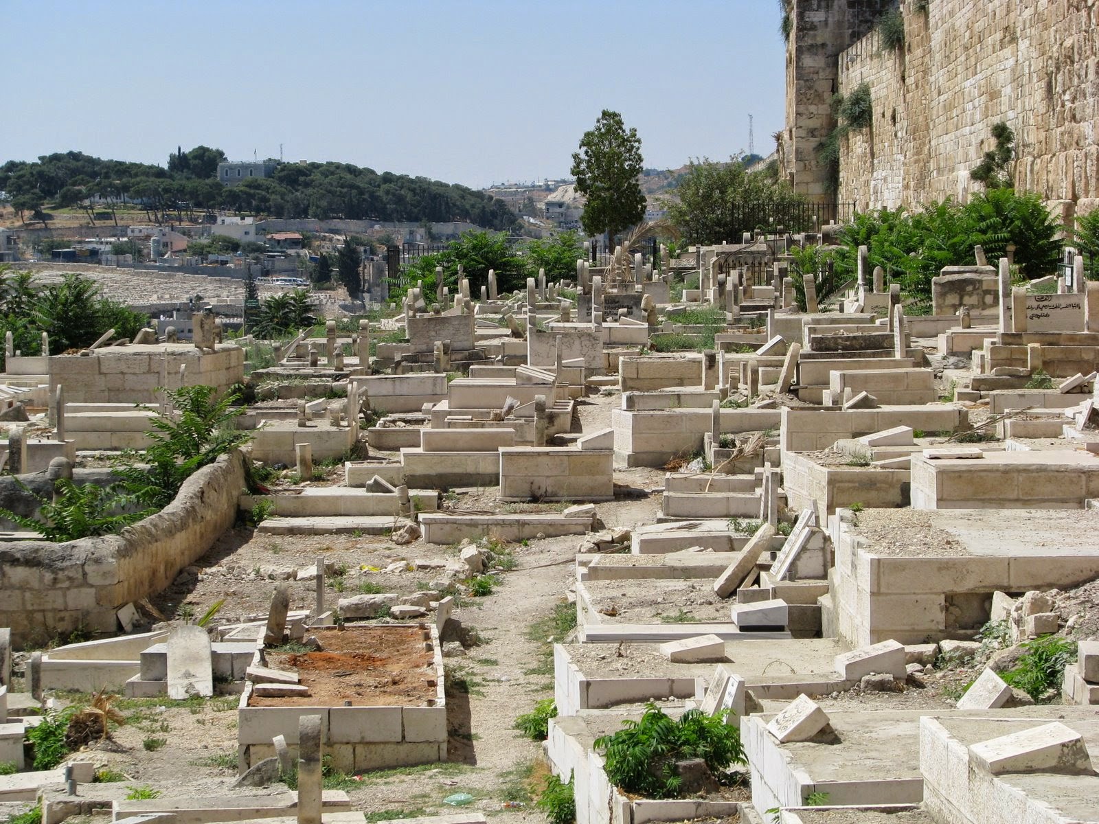 Jerusalem - Temple Mount: Muslim Cemetery