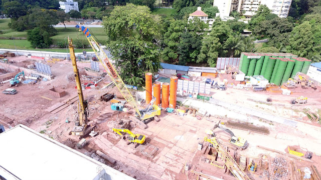 Thomson Line Construction: Outram Park D-walls (II)