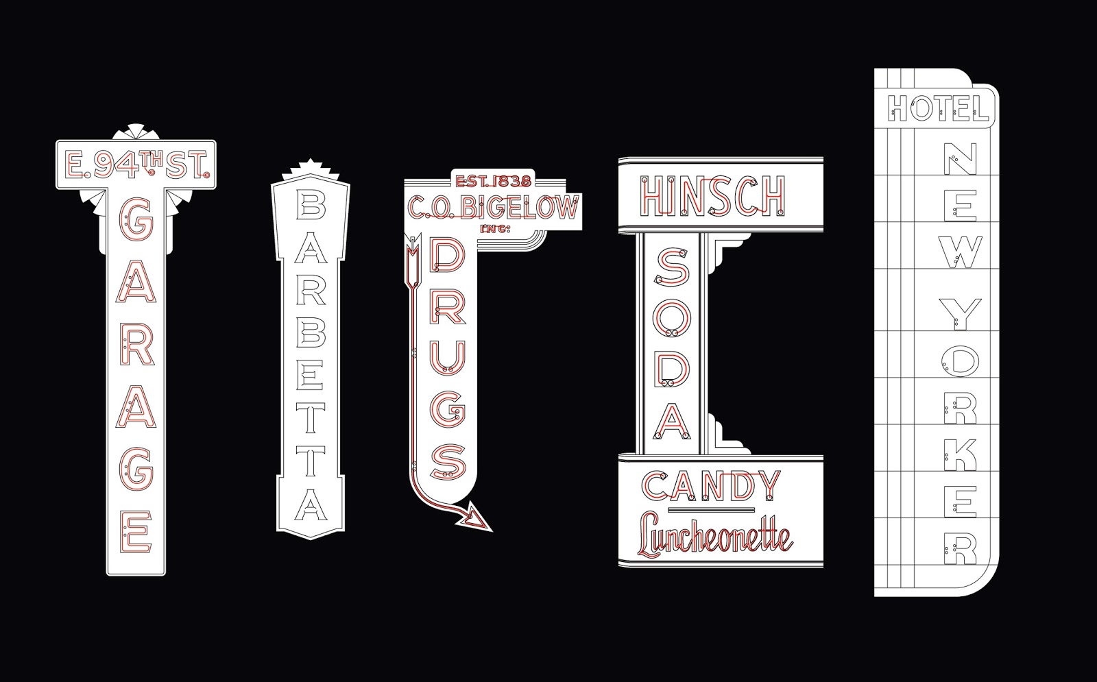 New York Neon: Neon Sketchbook, Part II