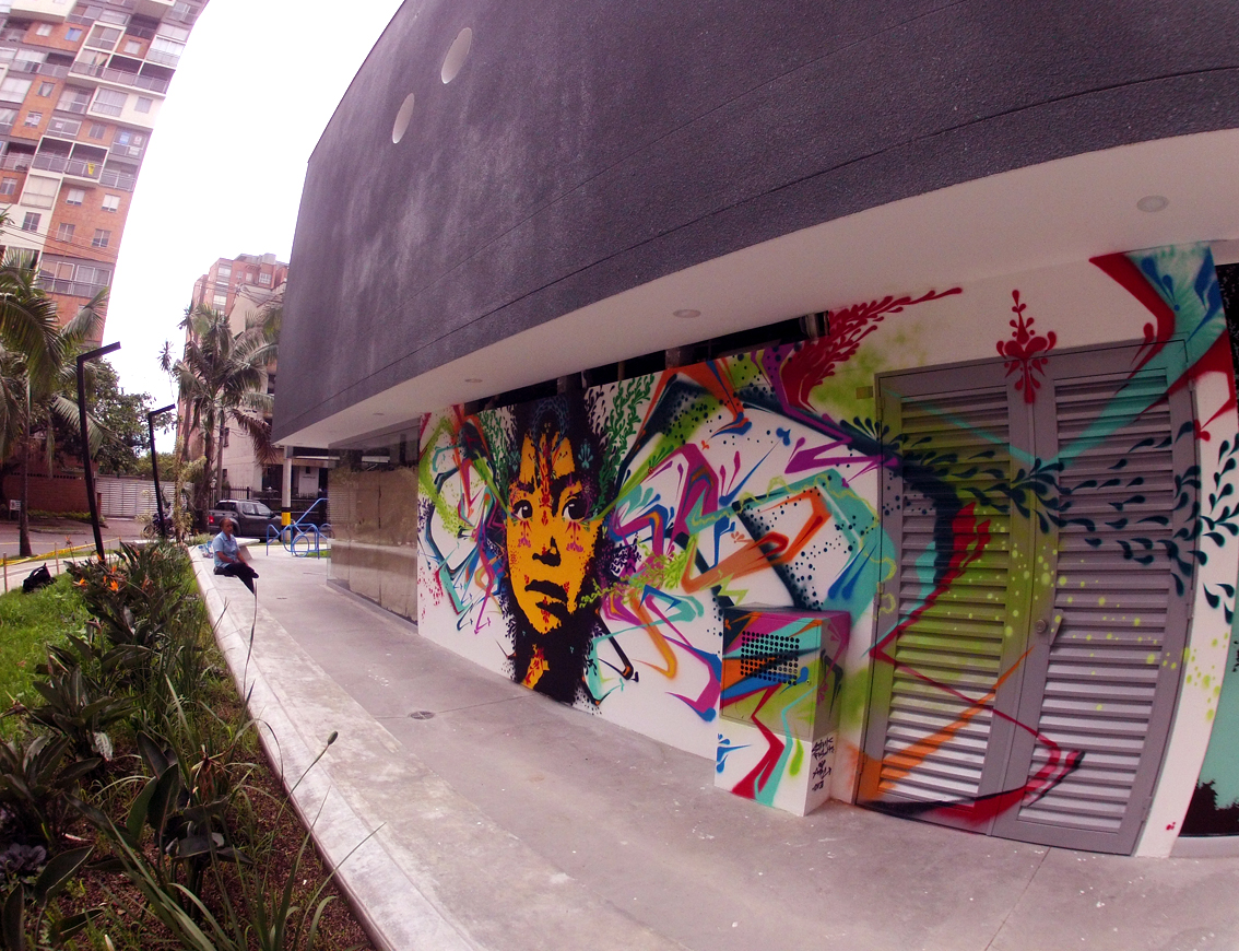 Stinkfish New Mural In Medellin, Colombia – StreetArtNews