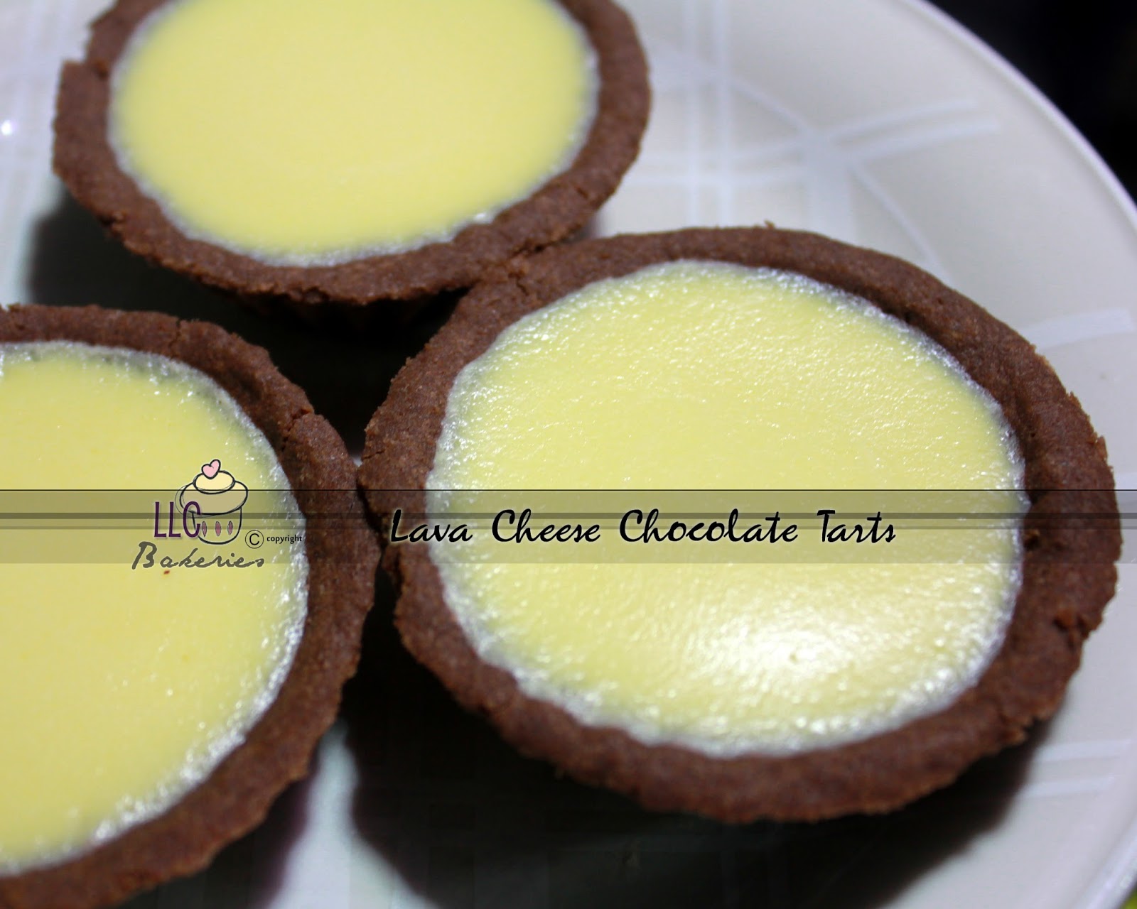 LLC Bakeries: Lava Cheese Chocolate Tarts