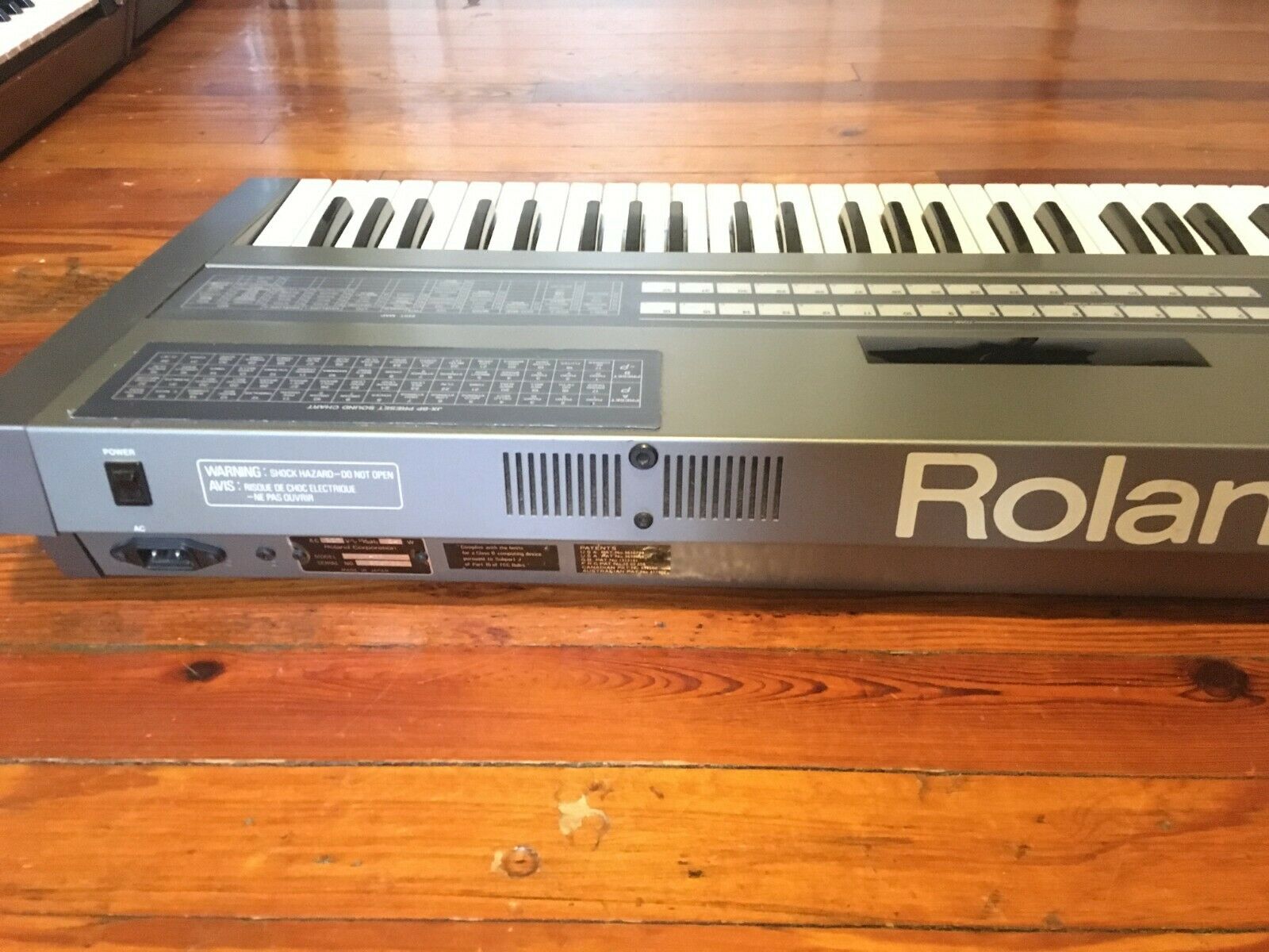 MATRIXSYNTH: Roland JX-8P Vintage Polyphonic Analogue Synthesizer