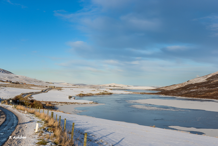 Shetland move and experiences: Tingwall, Shetland in the snow