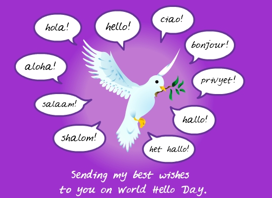 DALVA DAY: * 2916 - Dia Mundial do Olá