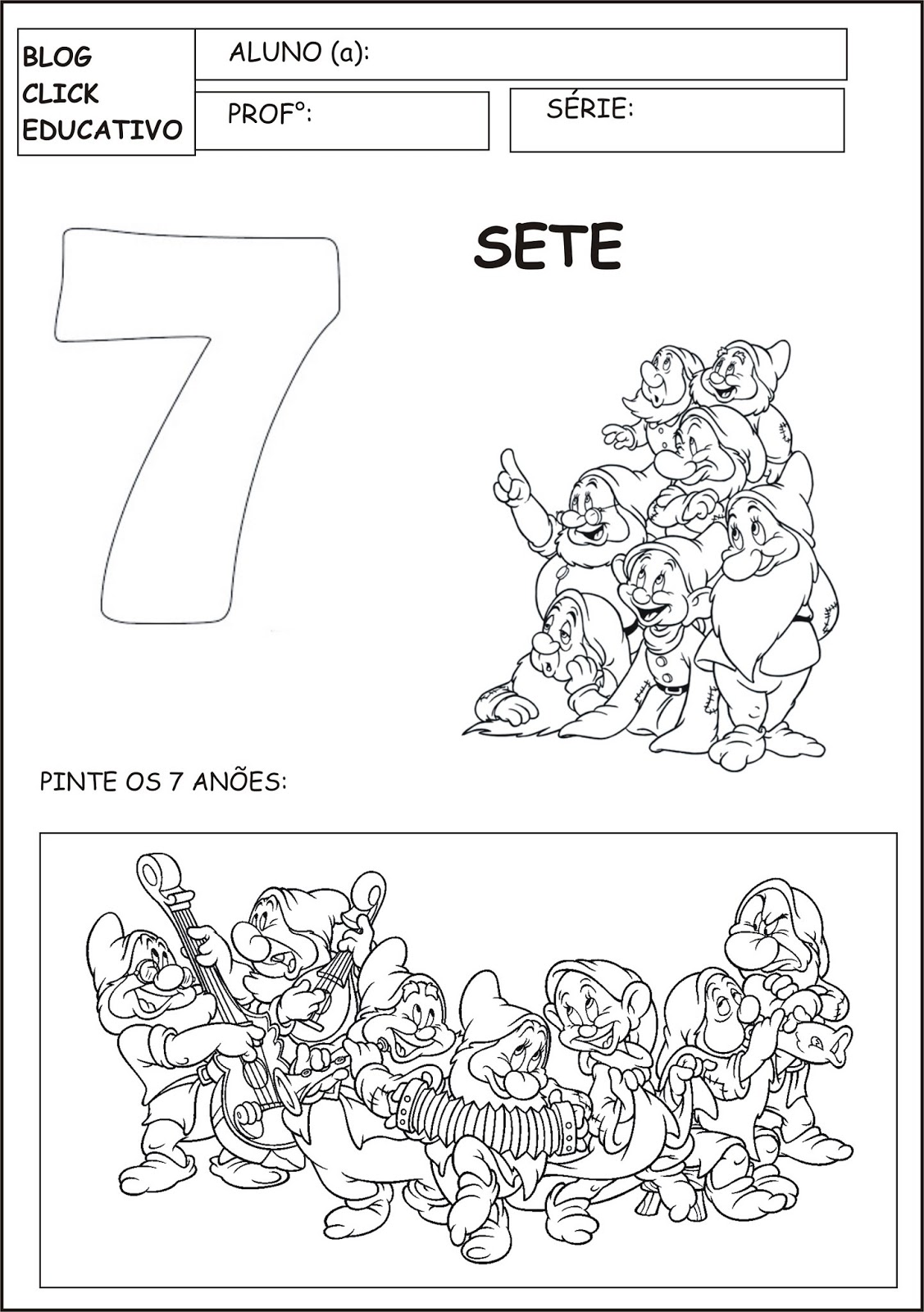 Atividades Do Numeral 7 - RETOEDU