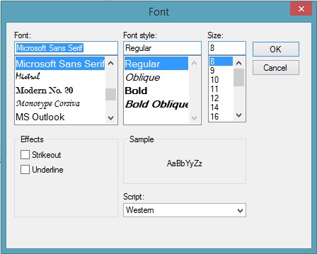 Font Dialog Box Control in Windows Forms