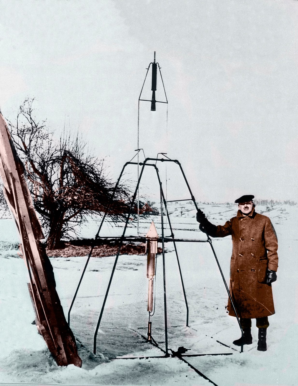 Great Discoveries in Science: Dr. Robert Goddard Launches First Liquid ...