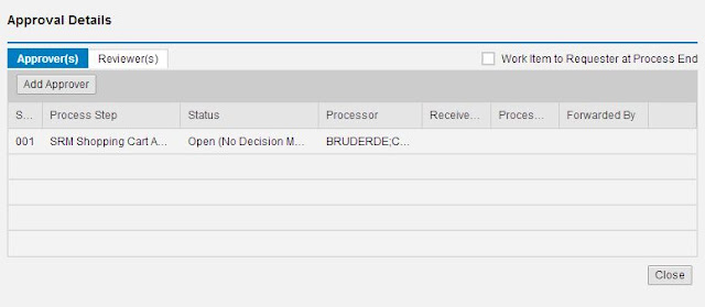 Workflow in SRM User Interface Add-On 1.0 | SAP Online Guides