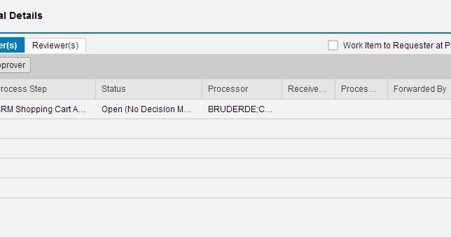 Workflow in SRM User Interface Add-On 1.0 | SAP Online Guides