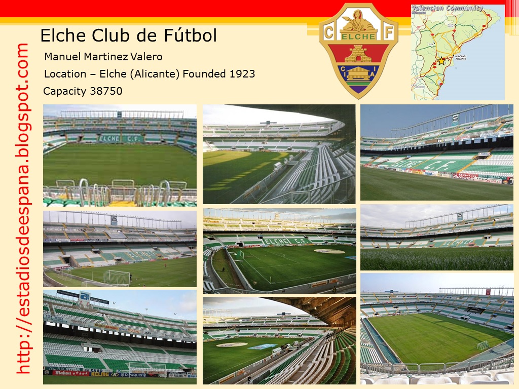 Estadios de Fútbol en España: Elche - Estadio Manuel Martinez Valero