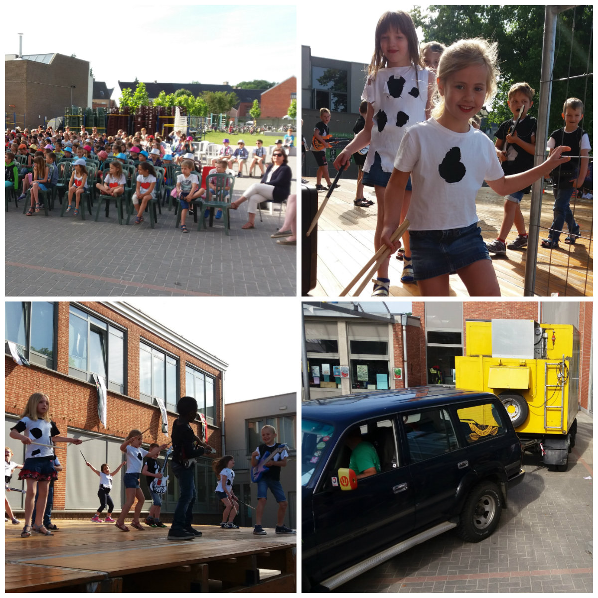 't Grafiekje 6B: Schoolfeest GRAPHIC ROCK - generale repetitie