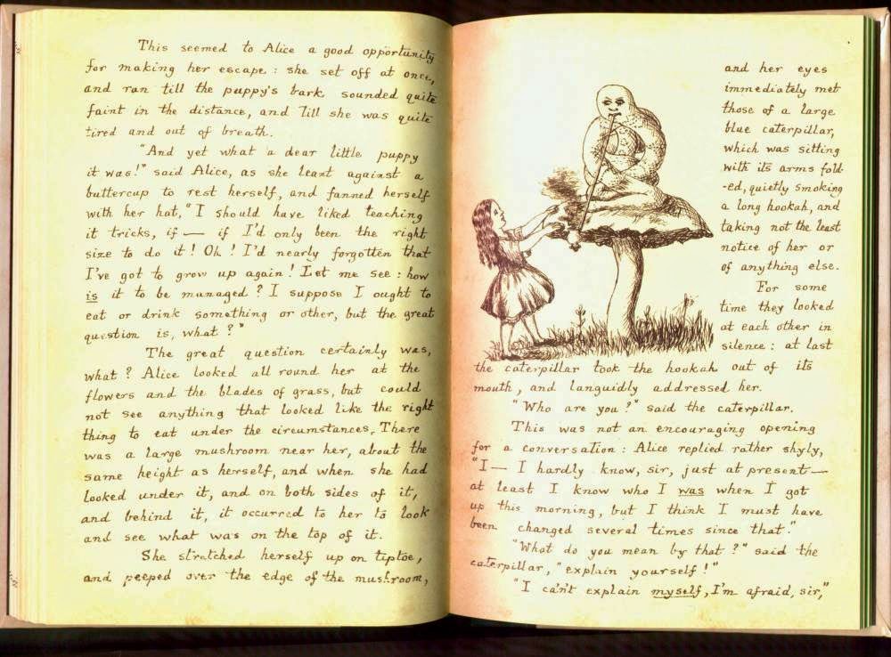 paper lantern: Alice in Wonderland: British library