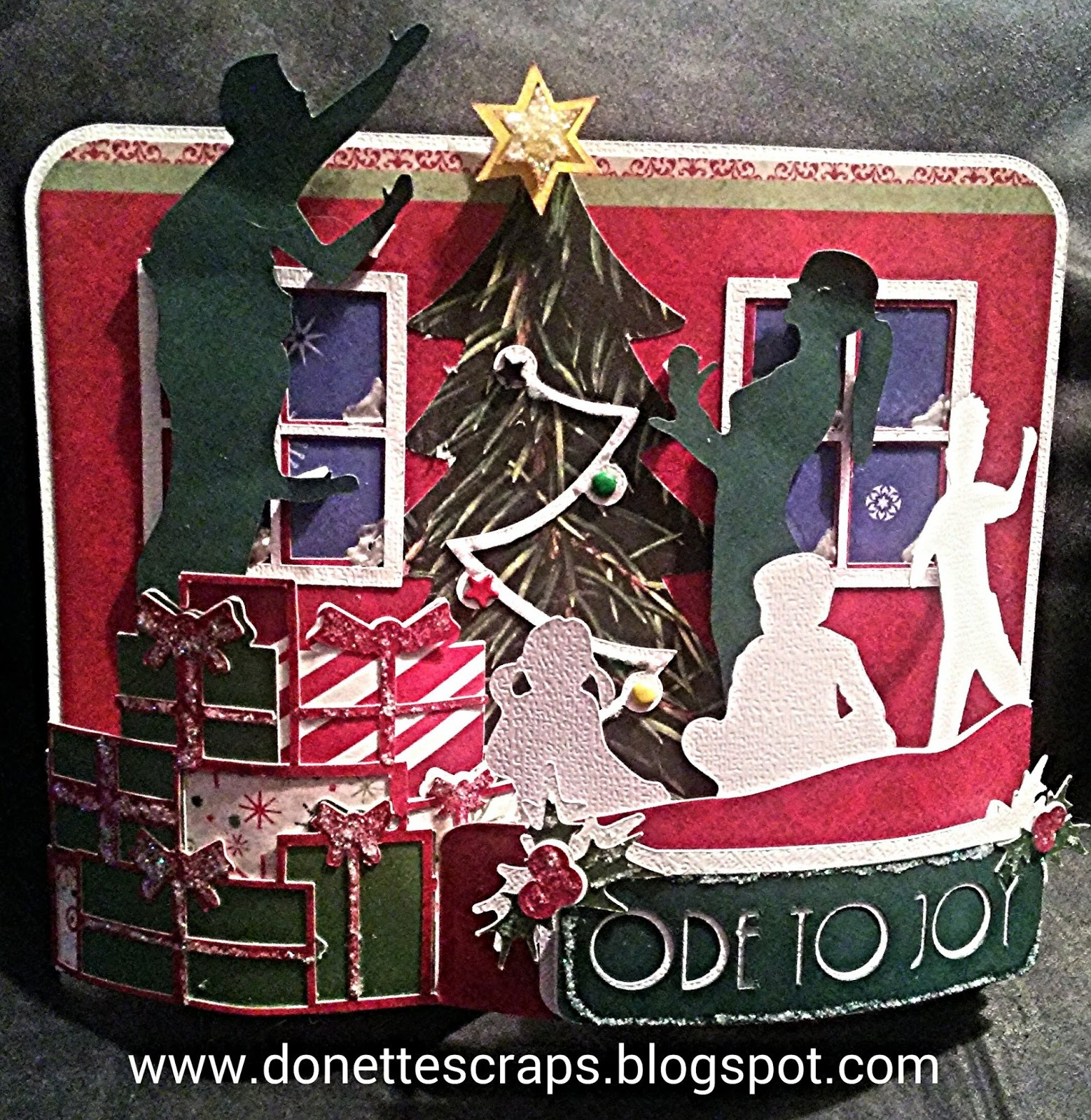 Donette Scraps: Christmas Bendi Cards from Dreaming Tree