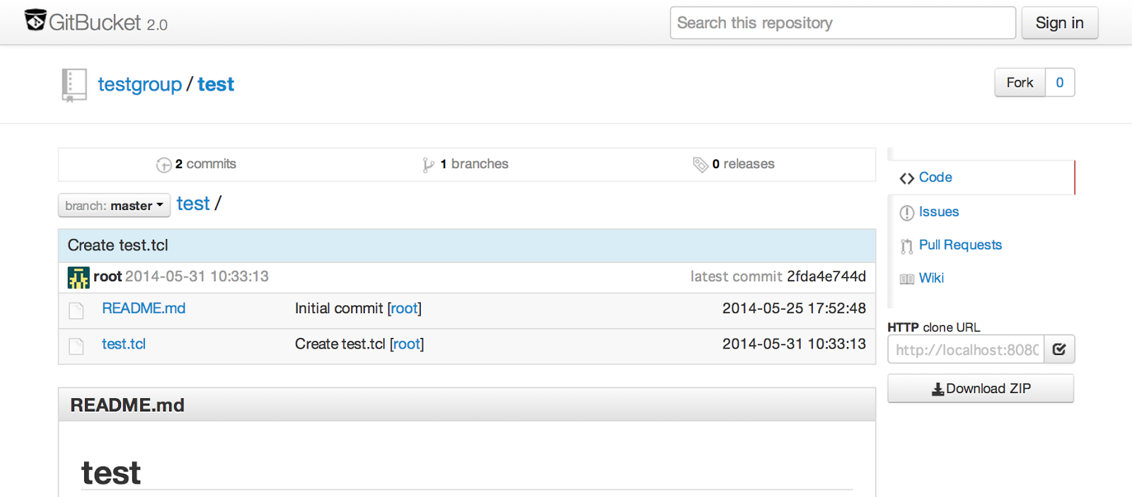 Human System: GitBucket 2.0 released!