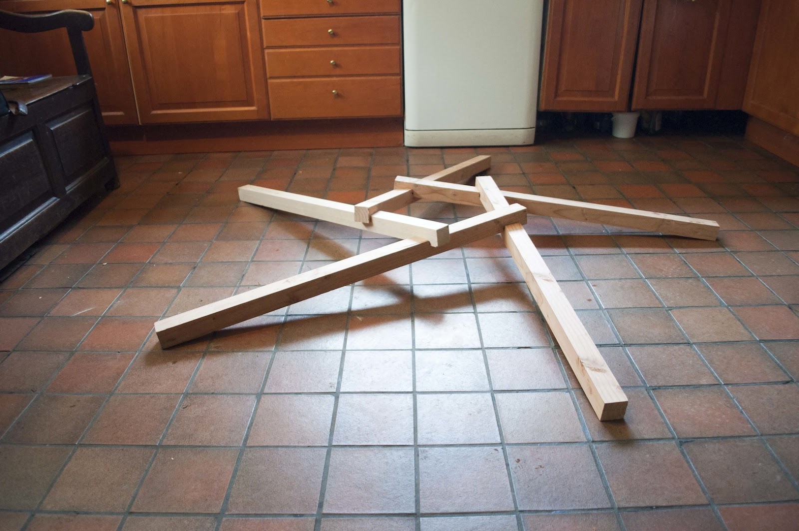 Reciprocal Frame Roof Model