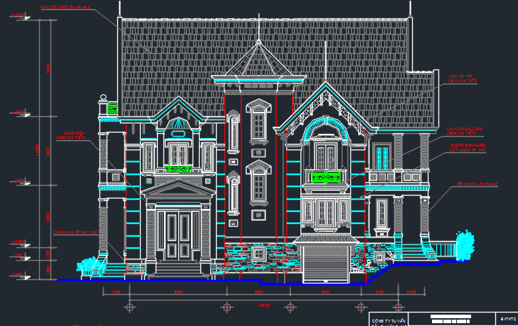 NHẬN VẼ AUTOCAD: cải tạo công trình