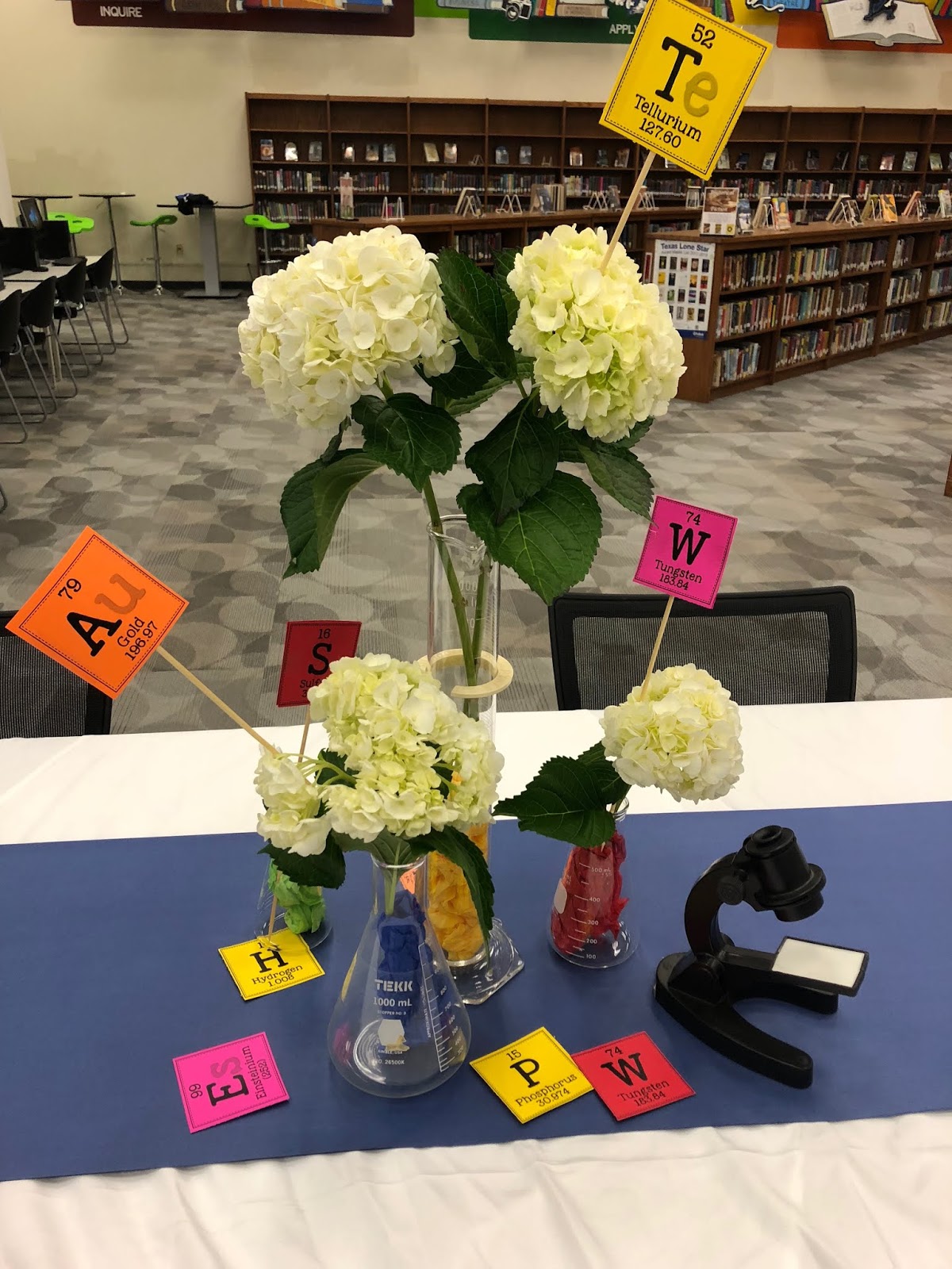 Crafty Texas Girls: PTA Luncheon- Science Lab Theme