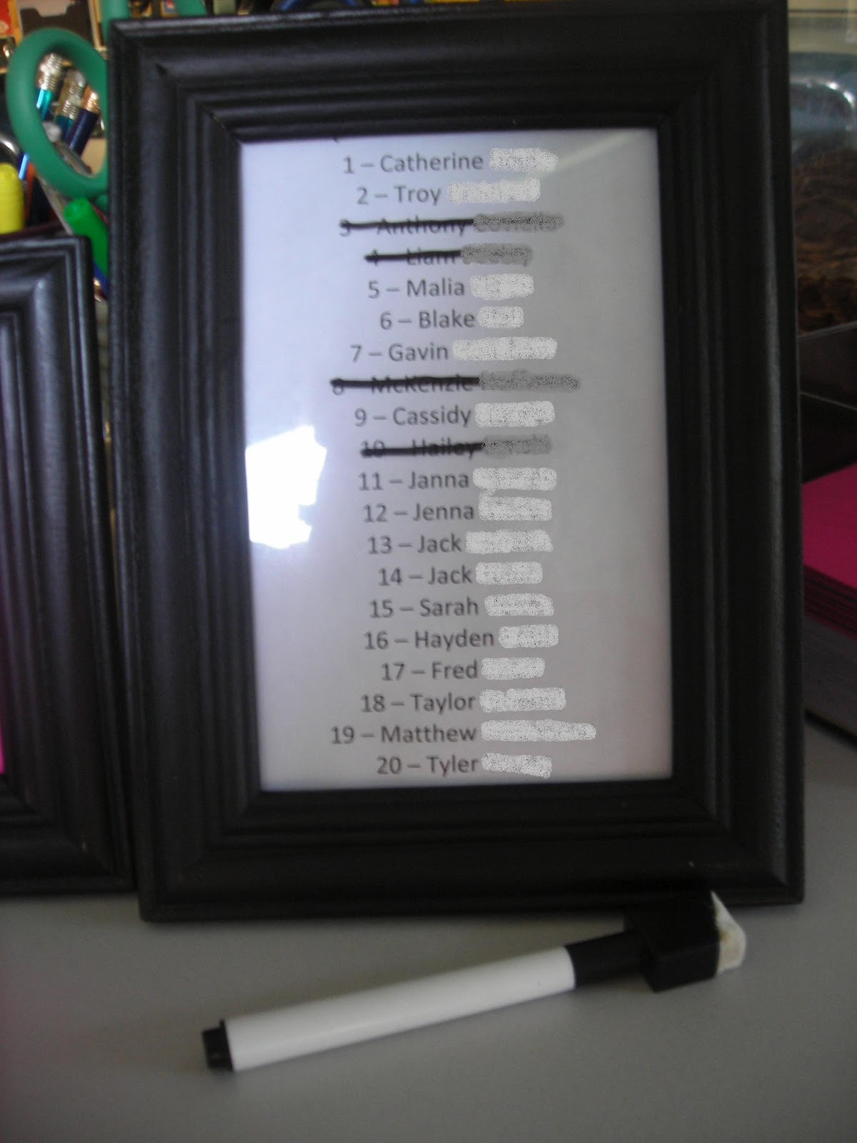 An O.C.D. Teacher: Photo Frames with a Purpose