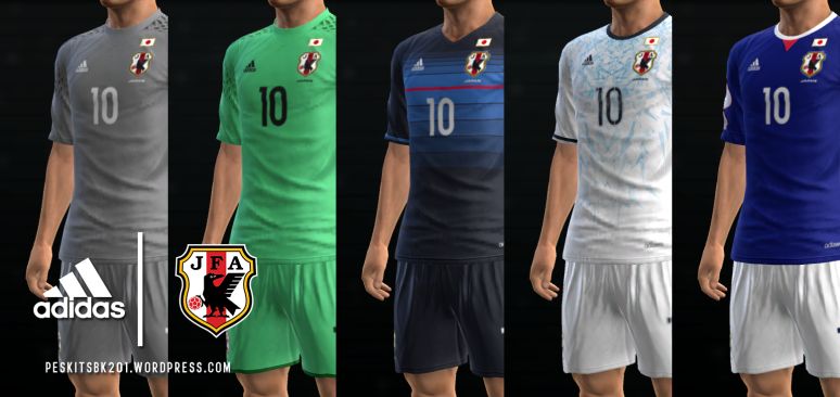 pes-modif: PES 2013 Japan Kits 2015-2017 by BK-201
