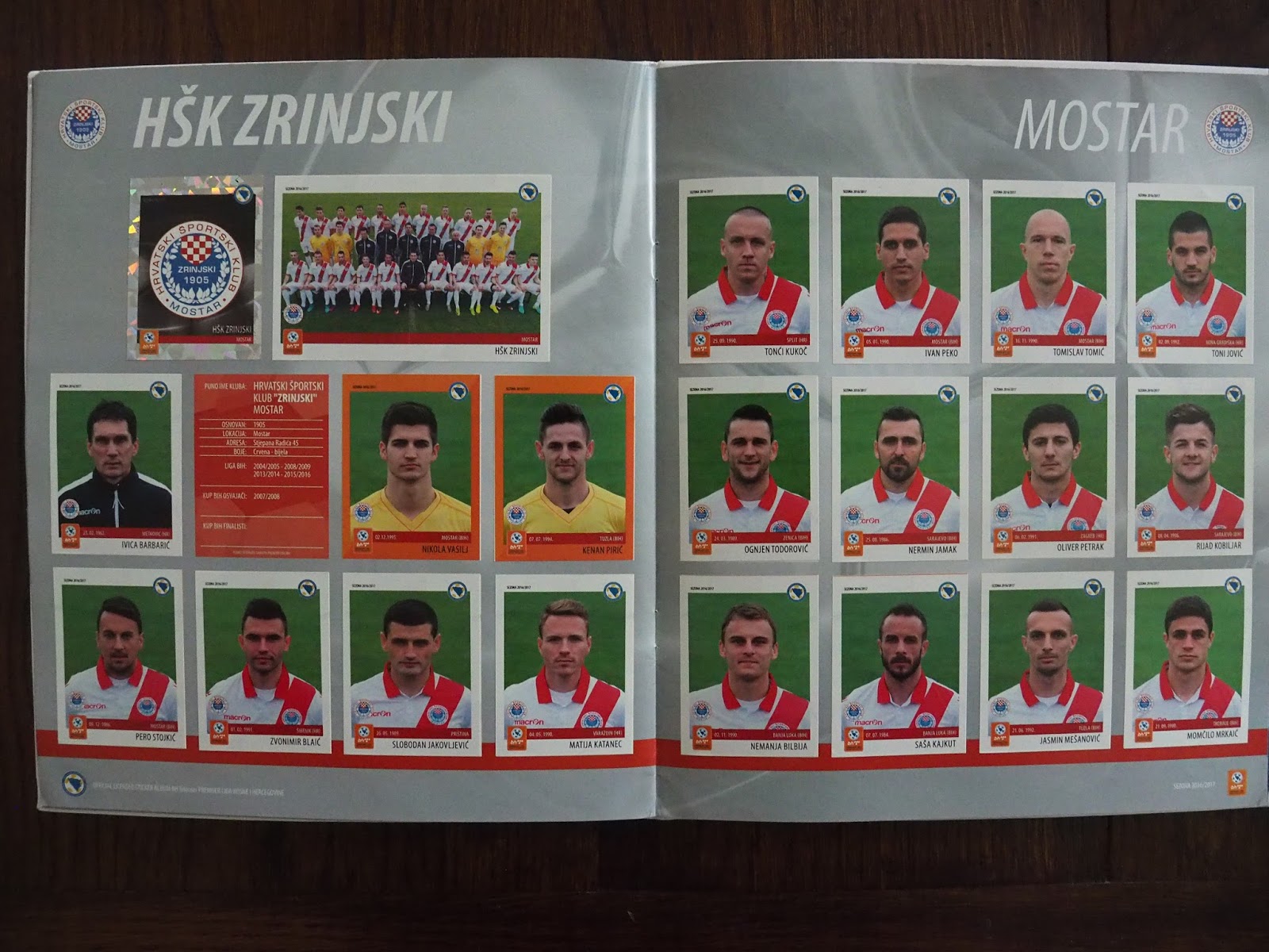 Only Good Stickers: BH Telecom - Premijer Liga (hardcover album)