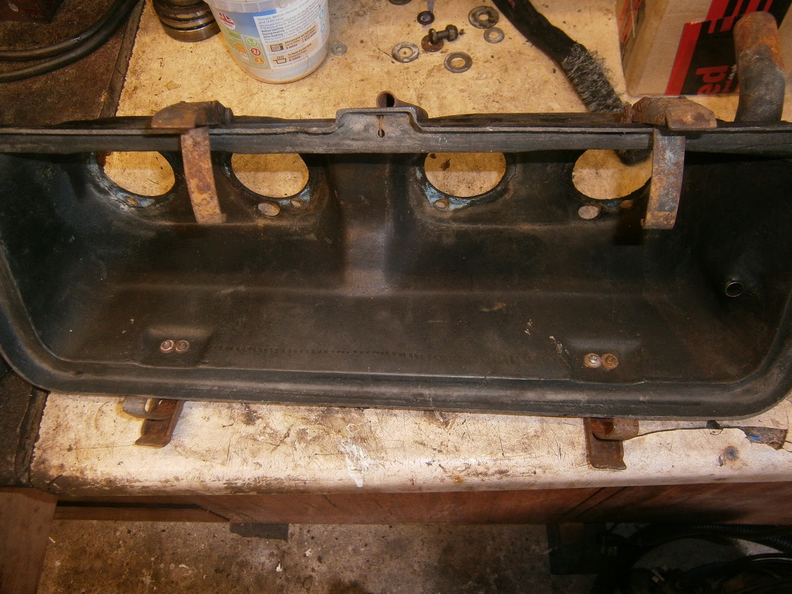 Lotus Excel Restoration: Induction system; Air box and trunking