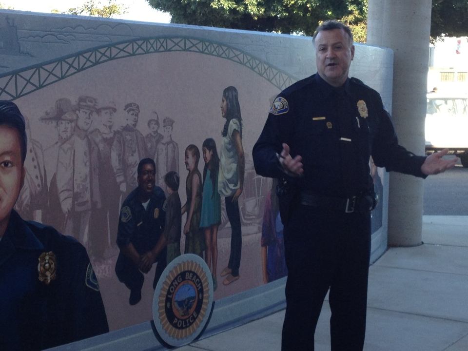 LozaProjects: Long Beach West Division Police Mural c2012 Jose Loza